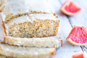 Yogurt Grapefruit Poppy Seed Bread | Greens & Chocolate