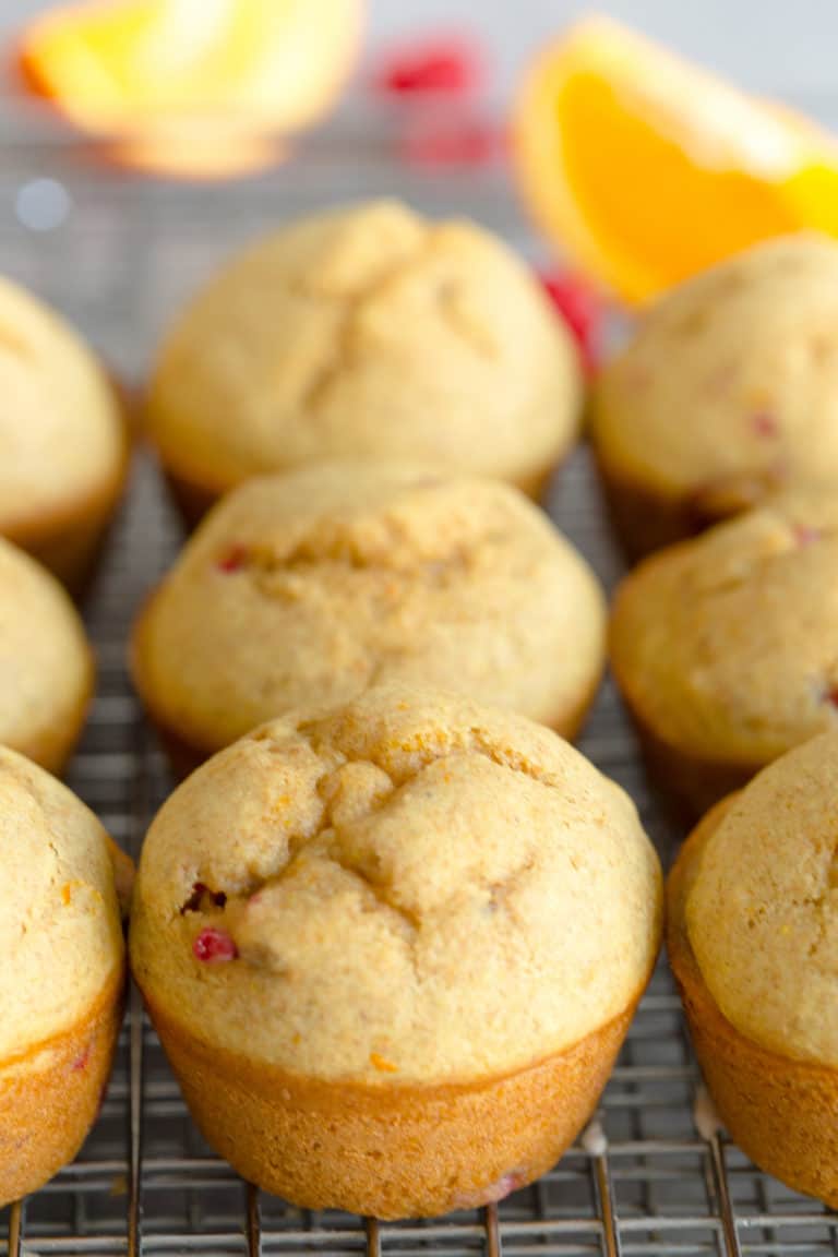 Raspberry Orange Muffins | Greens & Chocolate