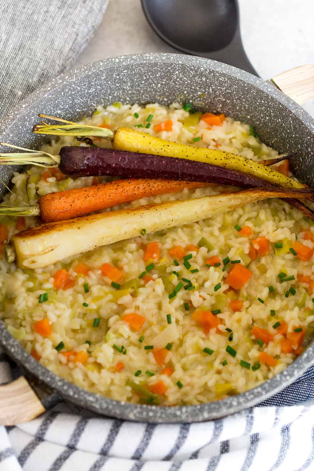 Carrot Risotto | Greens & Chocolate