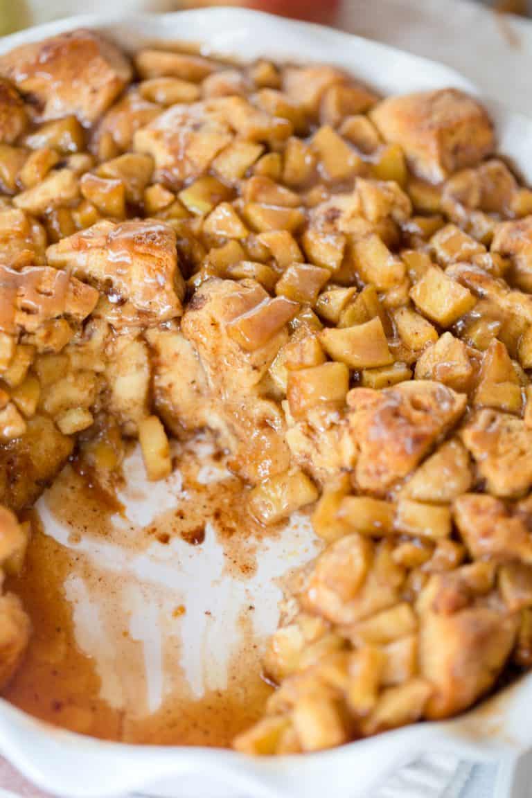 Apple Cinnamon Roll Casserole | greens & chocolate